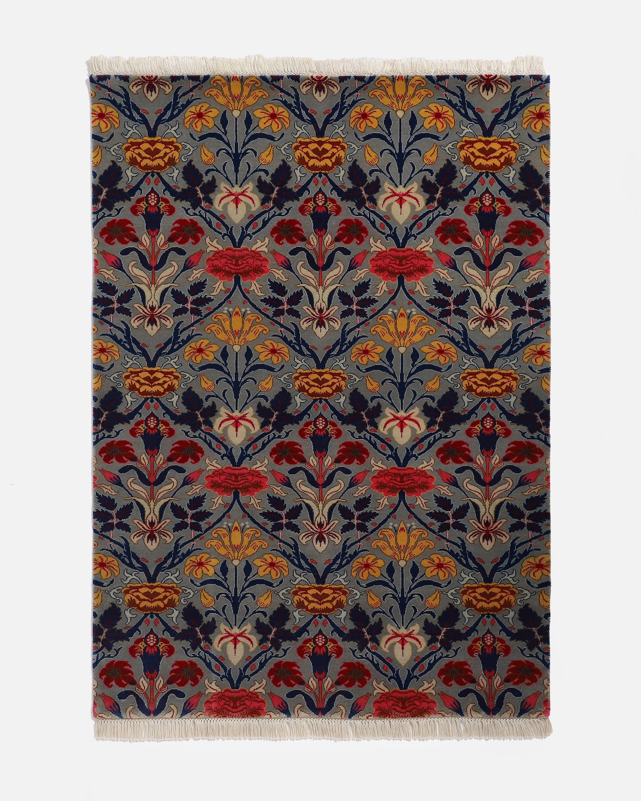 Arambagh Hand Knotted Cotton Wool Rug - Medium Assorted